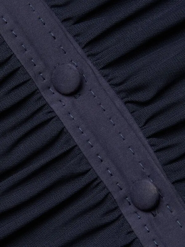 L'Agence Isola Mesh Blouse - Midnight