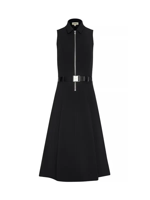 L'Agence Kylo Shirt Dress - Black