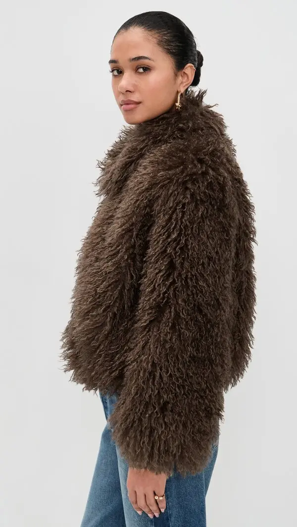 Astr The Label Kamrath Faux Fur Jacket