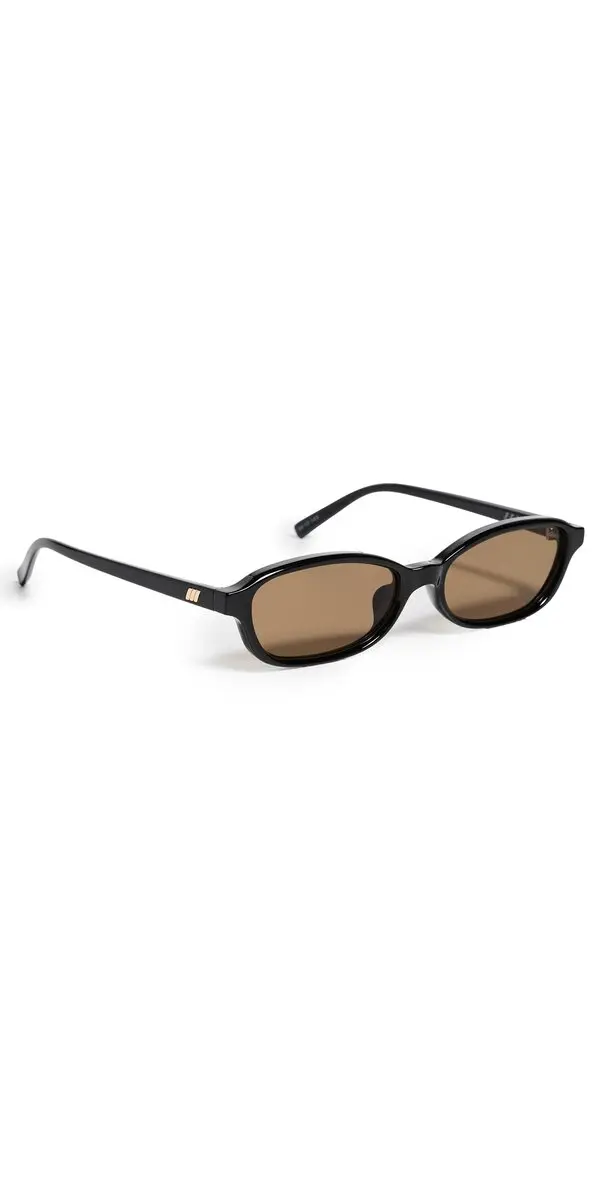 Le Specs Honey Pot Rectangle Sunglasses - Black