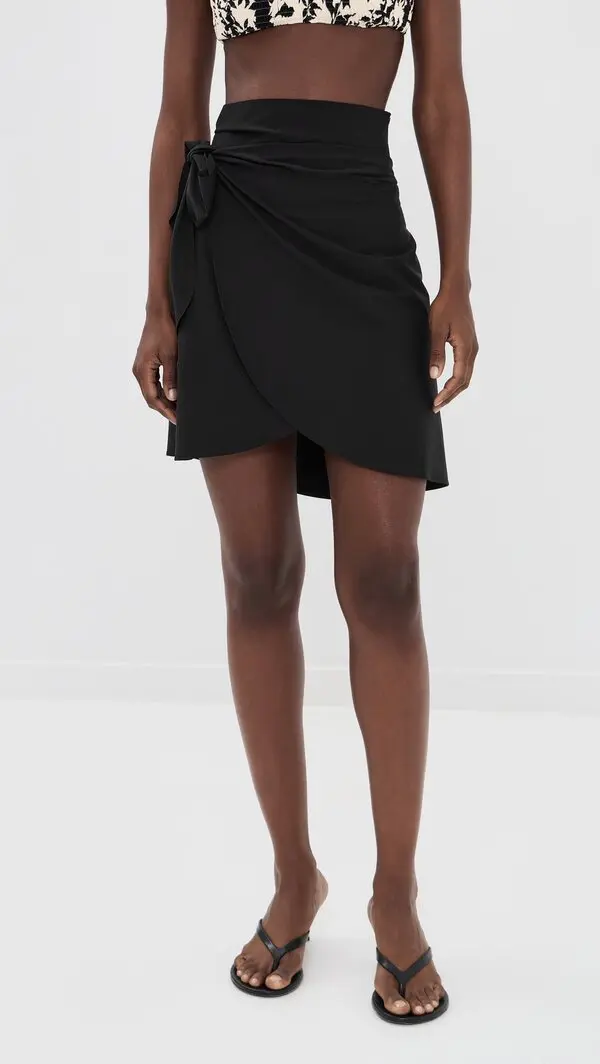 Hunza G Short Sarong - Black