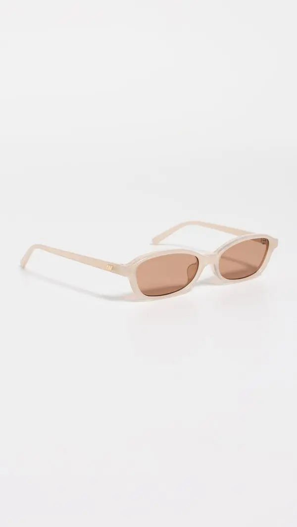 Le Specs Rectangle Sunglasses - Nude
