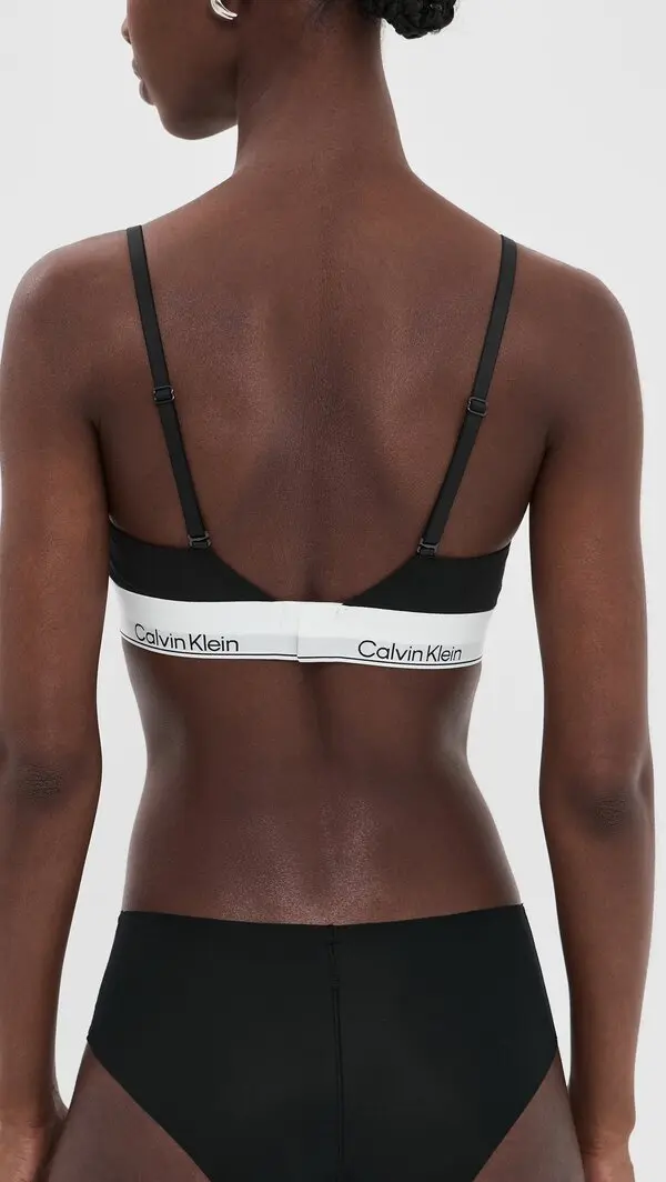 Calvin Klein Icon Cotton Lightly Lined Triangle Bralette