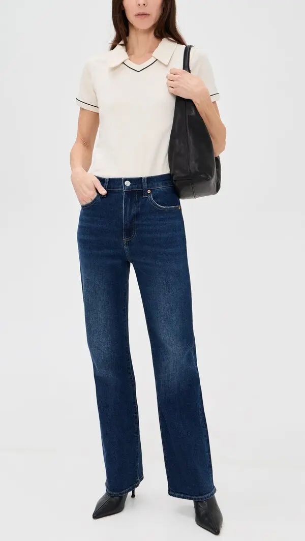 PISTOLA Evie Petite Straight Leg Jeans