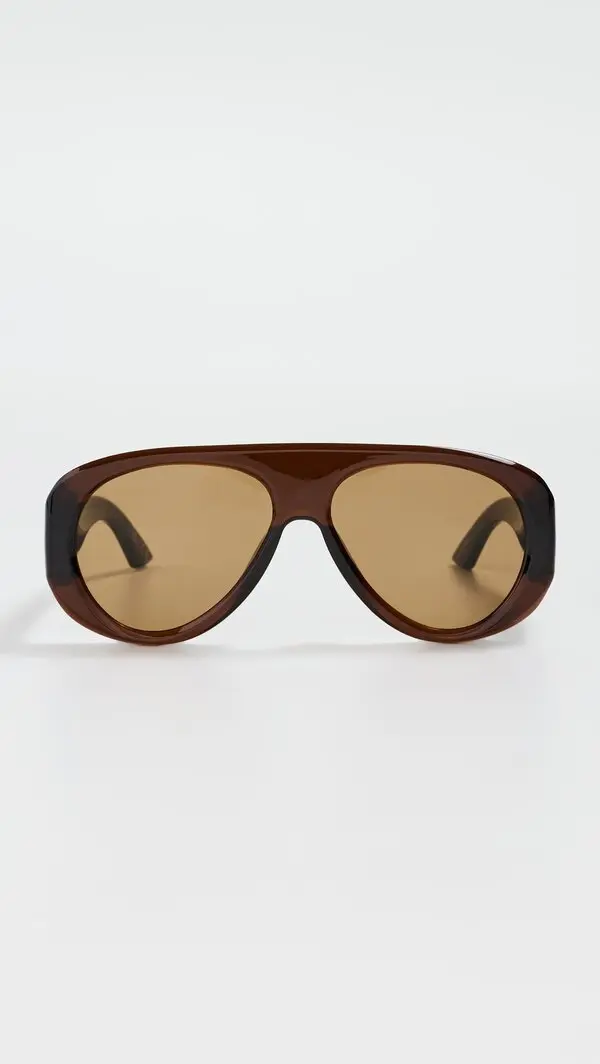 Le Specs Dream Boat Aviator Sunglasses - Cocoa