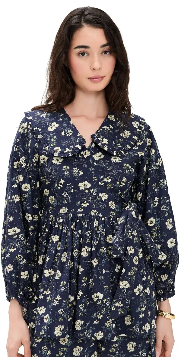 LA MAREGOLD Camila Floral Print Blouse