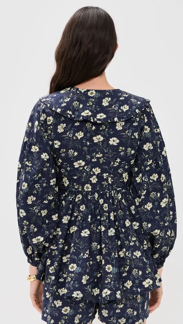 LA MAREGOLD Camila Floral Print Blouse