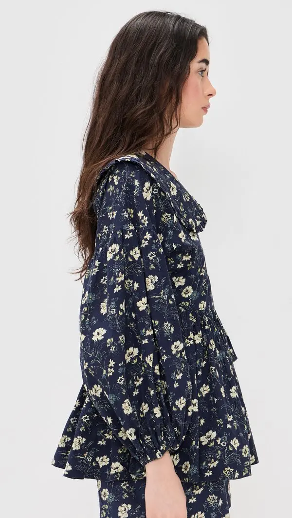 LA MAREGOLD Camila Floral Print Blouse