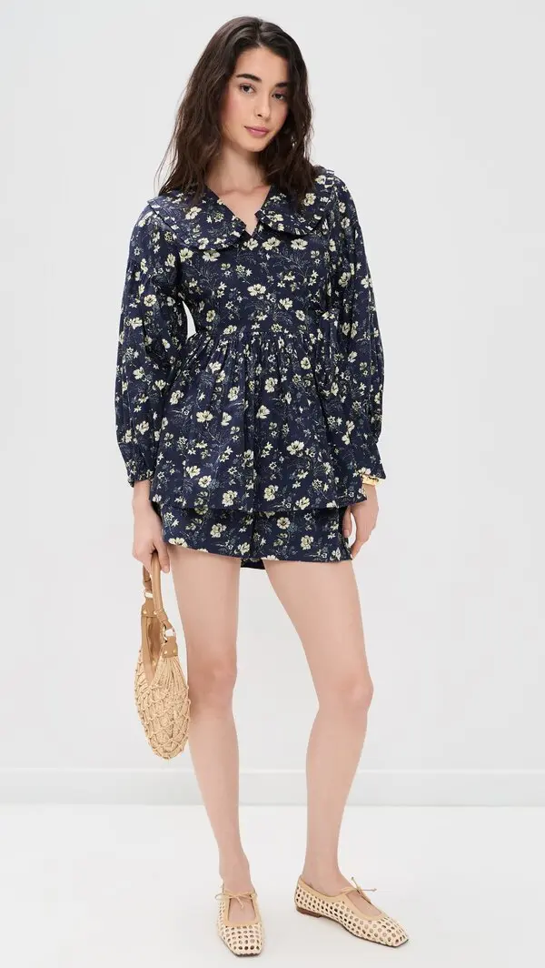 LA MAREGOLD Camila Floral Print Blouse