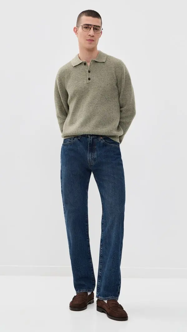 LEVI'S 555 Relaxed Straight Jeans - Check The Score
