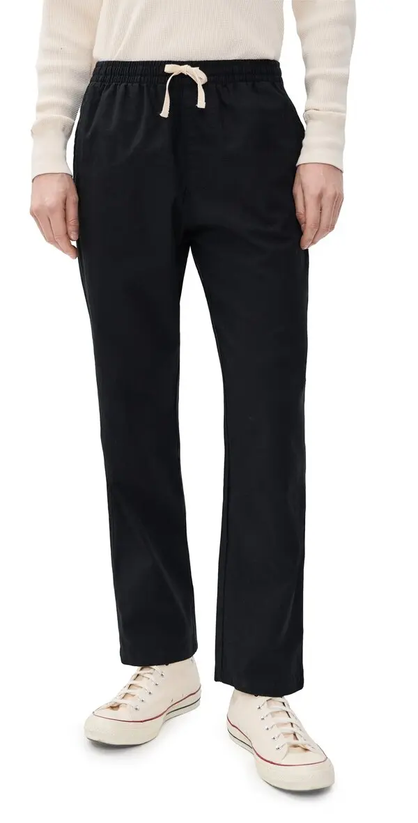 RHYTHM Linen Jam Pants - Black
