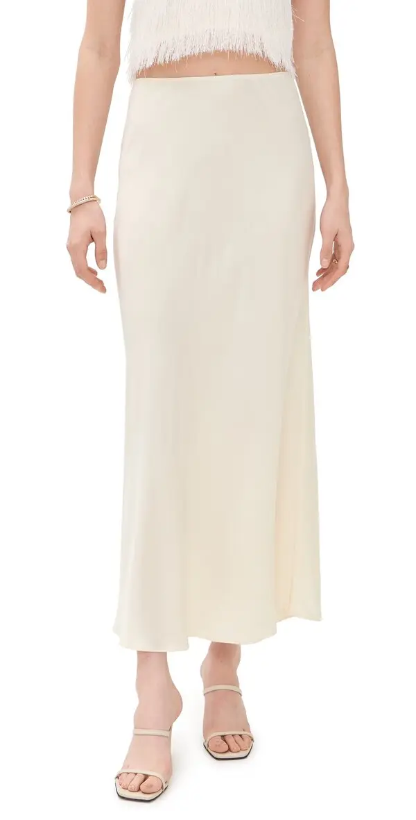 Bec & Bridge Silk Bias Maxi Skirt
