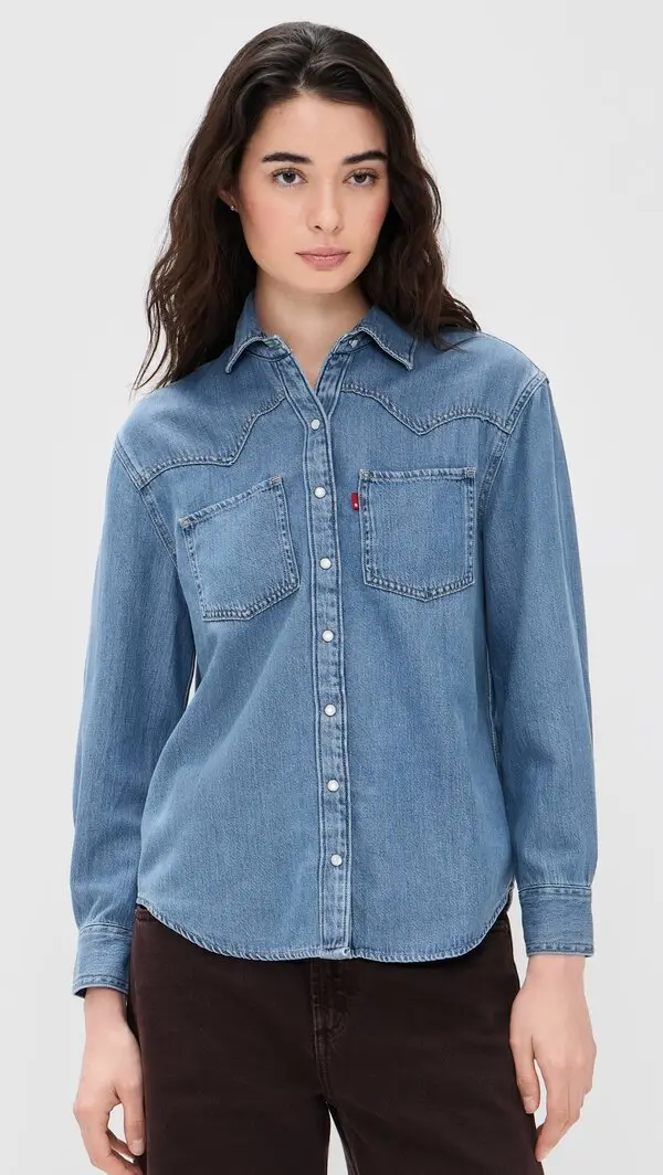 LEVI'S Teodora Western Shirt - Going Steady 7