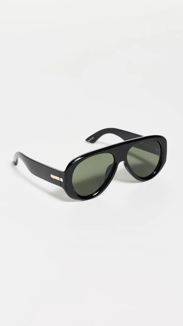 Le Specs Dream Boat Sunglasses - Black
