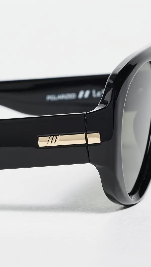Le Specs Dream Boat Sunglasses - Black