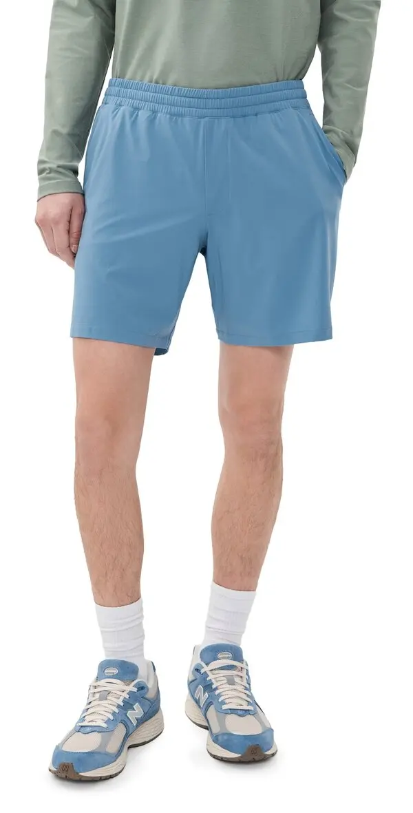 Beyond Yoga Pivotal 2.0 7" Lined Shorts - Harbor Blue