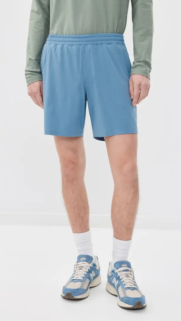 Beyond Yoga Pivotal 2.0 7" Lined Shorts - Harbor Blue