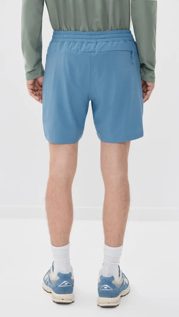 Beyond Yoga Pivotal 2.0 7" Lined Shorts - Harbor Blue