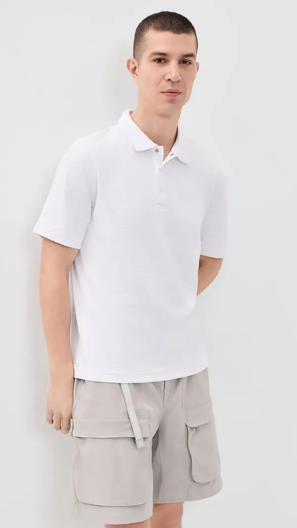 Reigning Champ Solotex Mesh Tiebreak Standard Polo