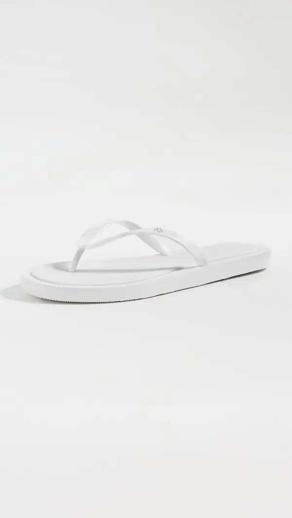 Tory Burch Kira Padded Flip Flops - Optic White / Optic White