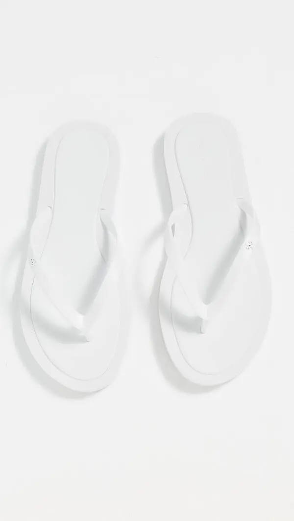 Tory Burch Kira Padded Flip Flops - Optic White / Optic White