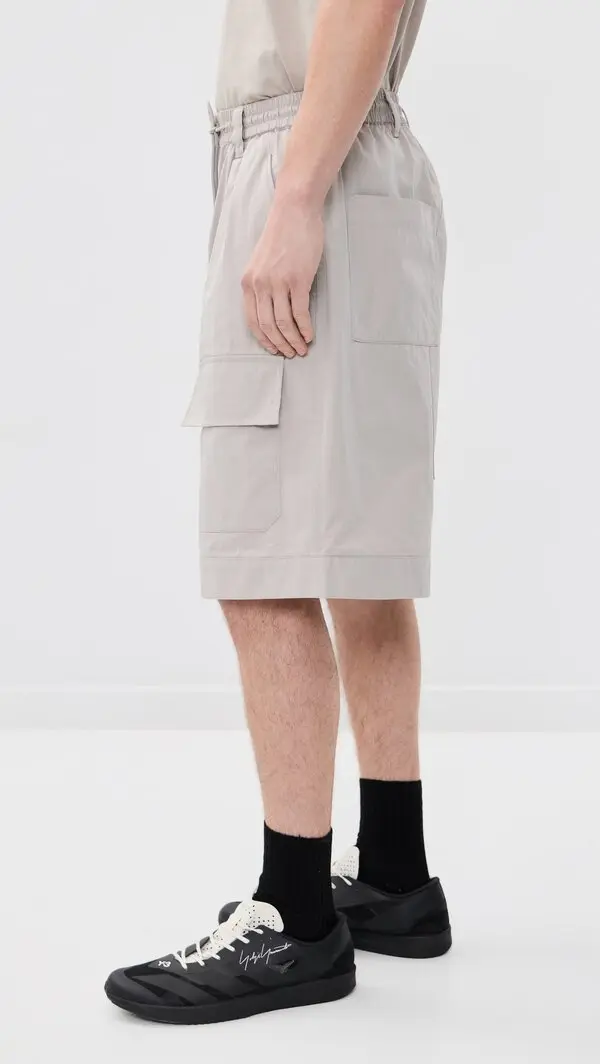 Y3 Cargo Shorts With Drawstring Waist