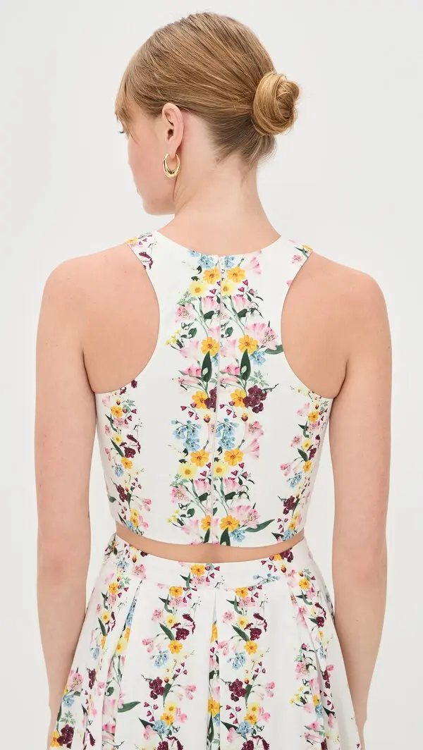 AZLEE Lina Floral Print Top