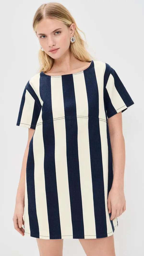 SIMONMILLER Sahara Stripe Mini Dress