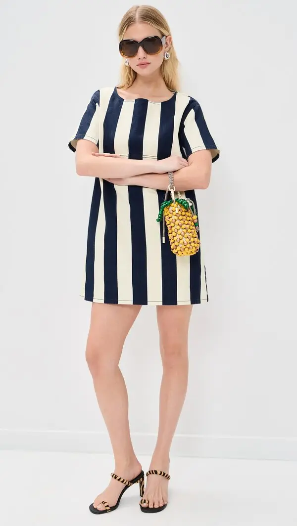 SIMONMILLER Sahara Stripe Mini Dress