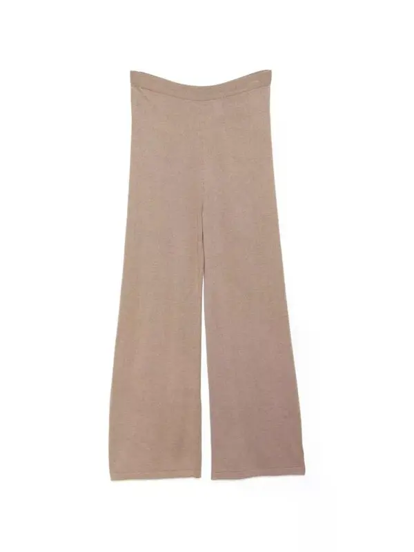 N.peal Knitted Wide-leg Trousers