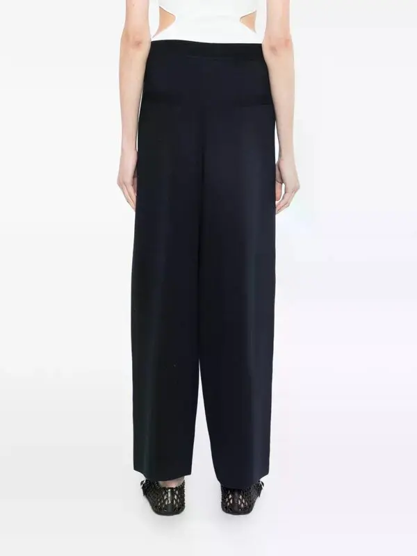N.peal Barrel Leg Knitted Trousers