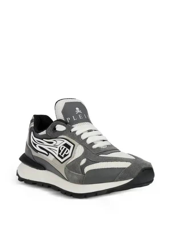 Philipp Plein Logo Patch Runner Sneakers