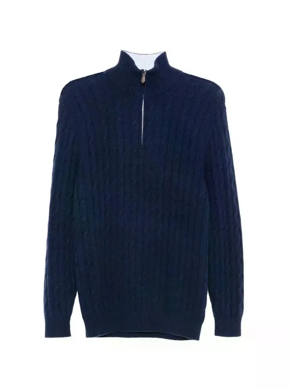 N.peal Albemarle Sweater - Blue