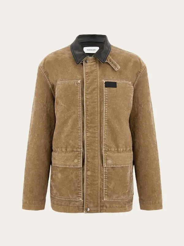 FERRAGAMO Utility Blouson - Beige