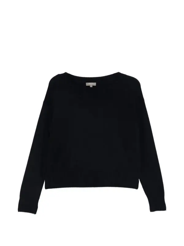 N.peal Boat Neck Crop Knitwear