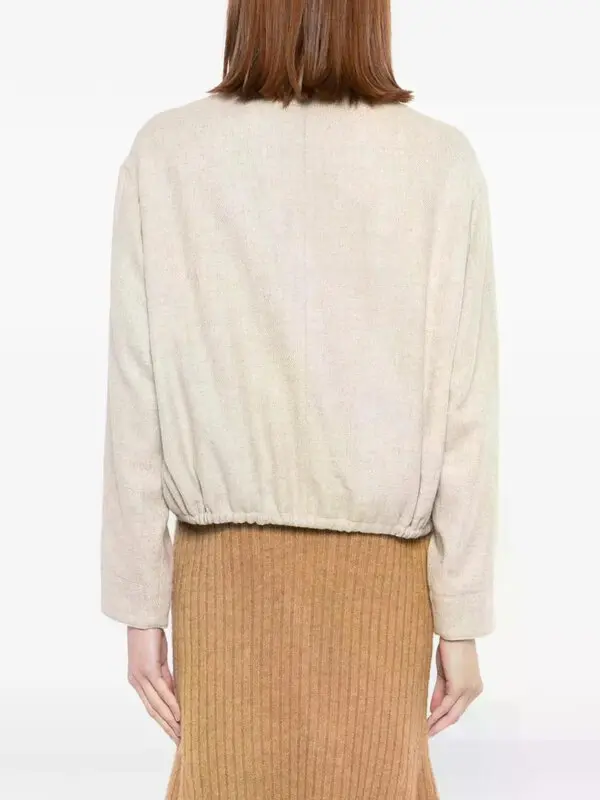 N.peal Button Drawstring Jacket