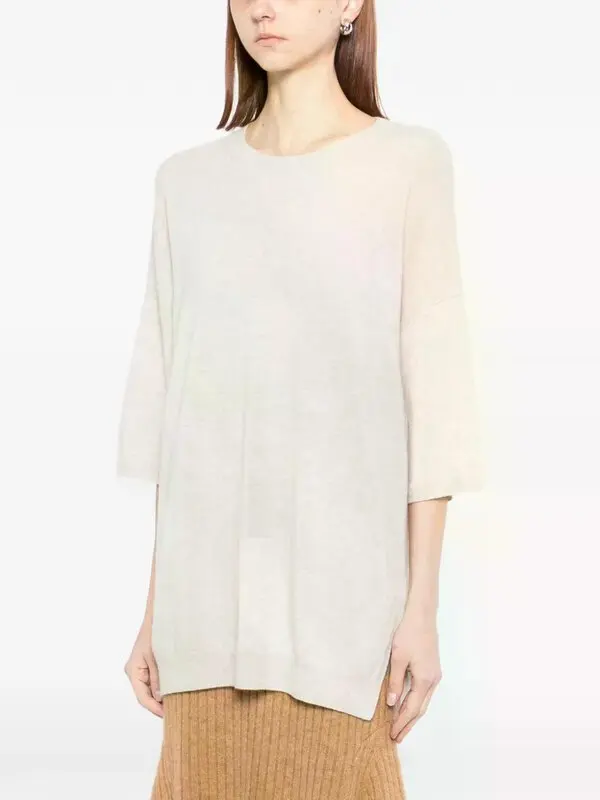 N.peal Knit Short-sleeve Top