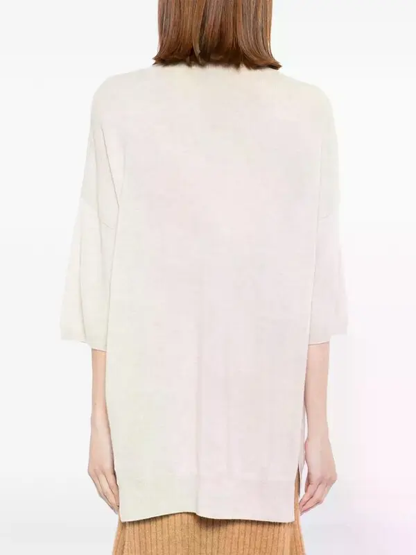 N.peal Knit Short-sleeve Top