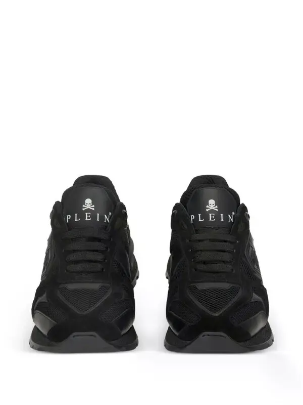 Philipp Plein Panelled Sneakers - Black
