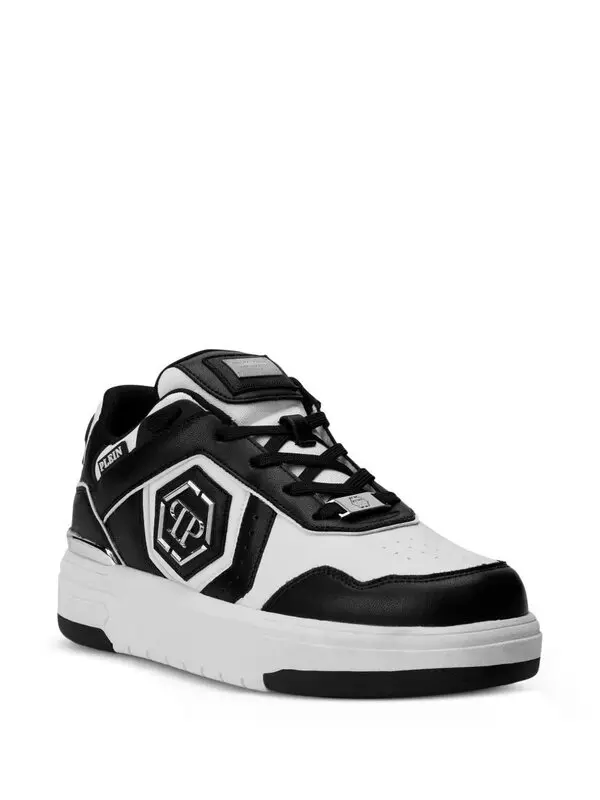 Philipp Plein Logo Plaque Panelled Sneakers