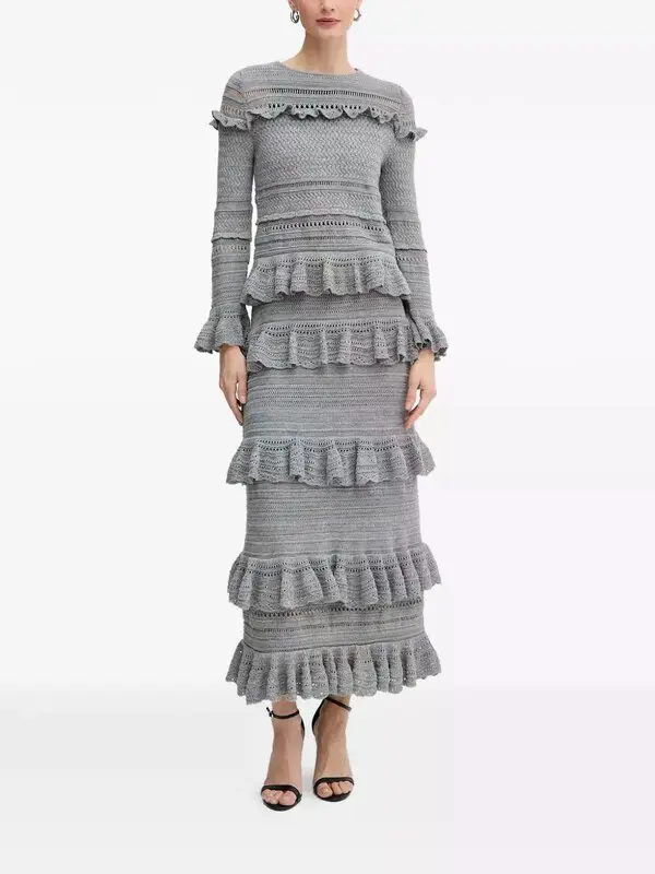 Luisa Spagnoli Martesana Ruffled Sweater