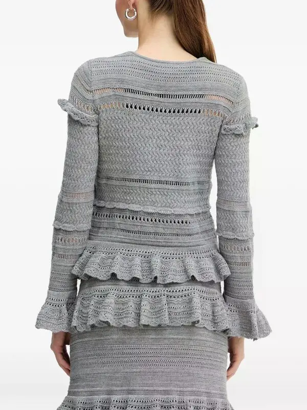 Luisa Spagnoli Martesana Ruffled Sweater