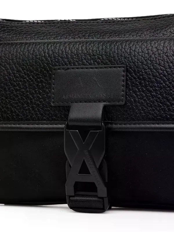 Armani Exchange Logo-buckle Messenger Bag