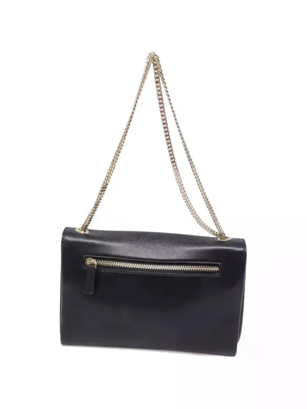 JIMMY CHOO Alba Leather Shoulder Bag