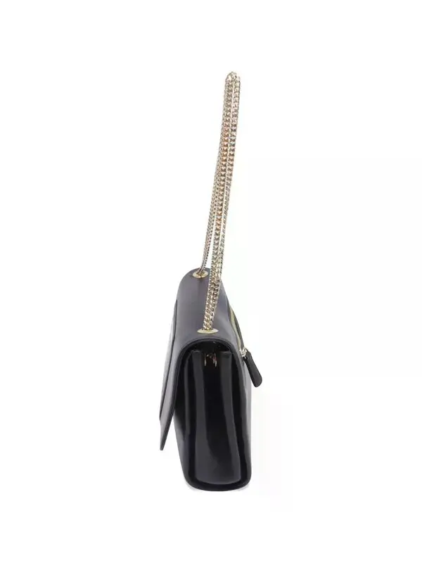 JIMMY CHOO Alba Leather Shoulder Bag