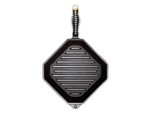FINEX 10" Cast Iron Grill Pan - Black