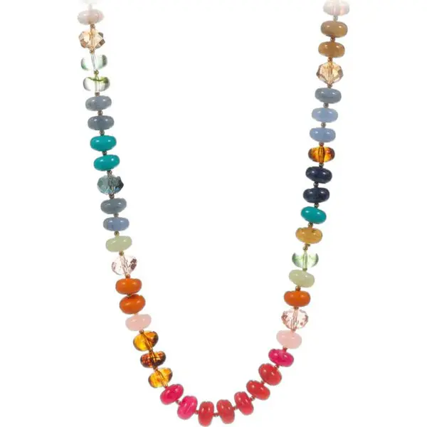 ERIN MCDERMOTT JEWELRY Painted Horizon Necklace - Red