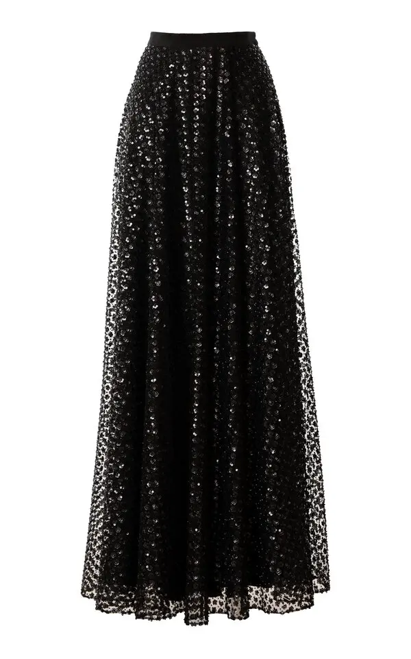 Lena Hoschek Odile Sequined Maxi Skirt