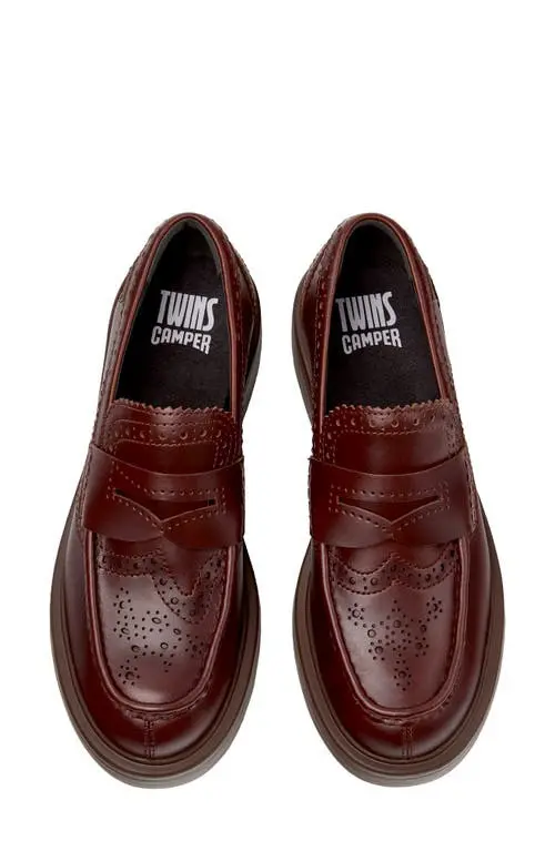 Camper Dean Twins Loafer - Medium Brown