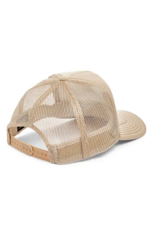 LOCAL BEACH Good Times Usa Trucker Hat - Khaki